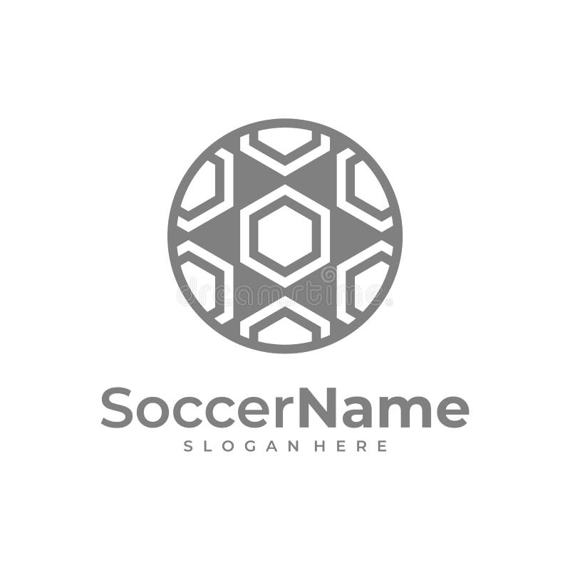 Modern Soccer Logo Template, Football Logo Design Vector Stock ...