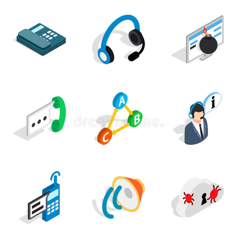 Modern Society Icons Set, Isometric Style Stock Vector - Illustration ... Modern Society Icons Set, Isometric Style Stock Vector - Illustration ...