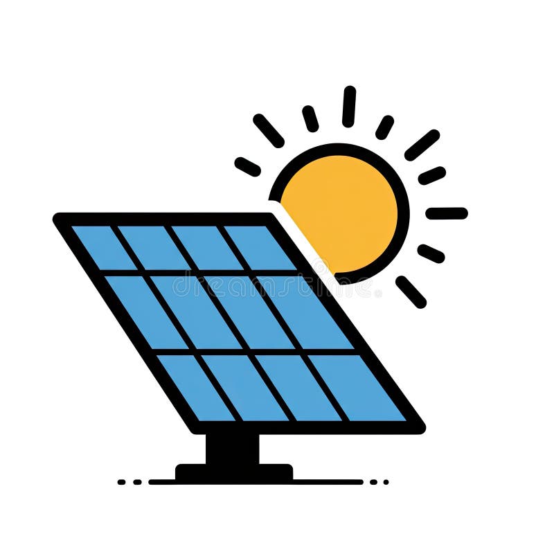 Modern Solar Panel Positioned Towards the Sun for Sustainable Energy ...