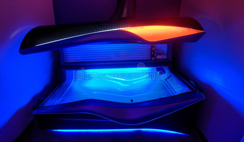 Modern solarium bed stock photo. Image of solarium, beauty - 11788834