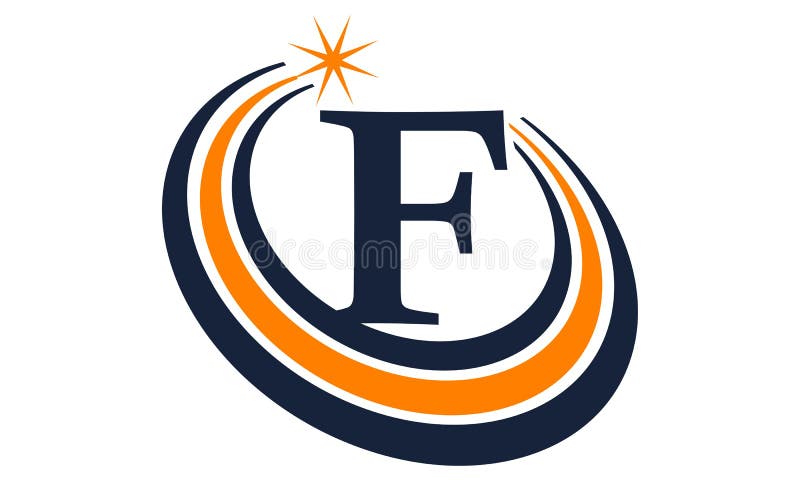 Modern Solution Letter F stock vector. Illustration of initial - 104292854