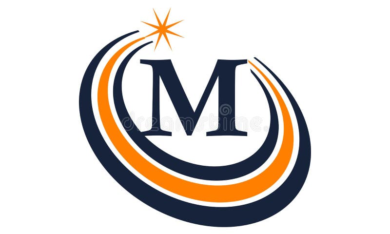 Modern Solution Letter M stock vector. Illustration of finance - 104293024