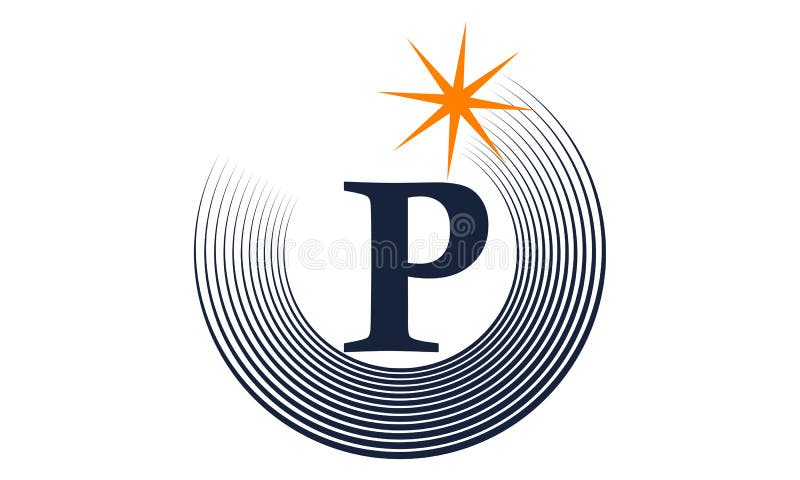 Modern Solution Letter P stock vector. Illustration of industrial ...