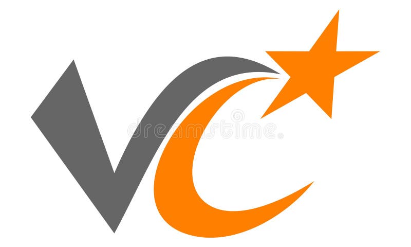 Modern Solution Letter V C stock vector. Illustration of construction ...