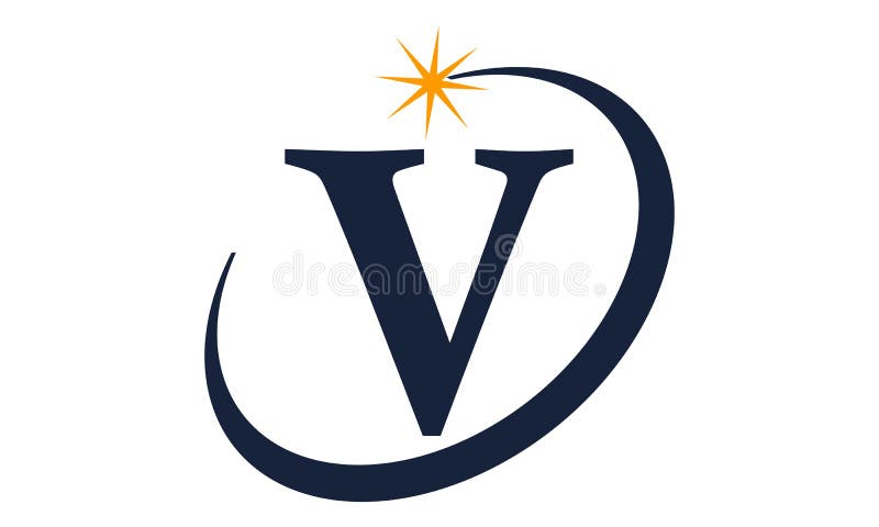 Modern Solution Letter V stock vector. Illustration of industrial ...