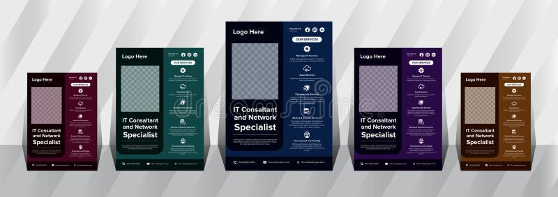 Modern it Solution Software Business Flyer Design Template A4 Template ...