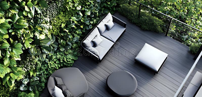 Modern Sophistication: Expansive Deck with Panoramic Window and ...