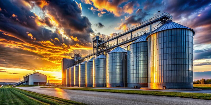 Modern Soybean Processing Plant and Silo Innovative Architecture for ...