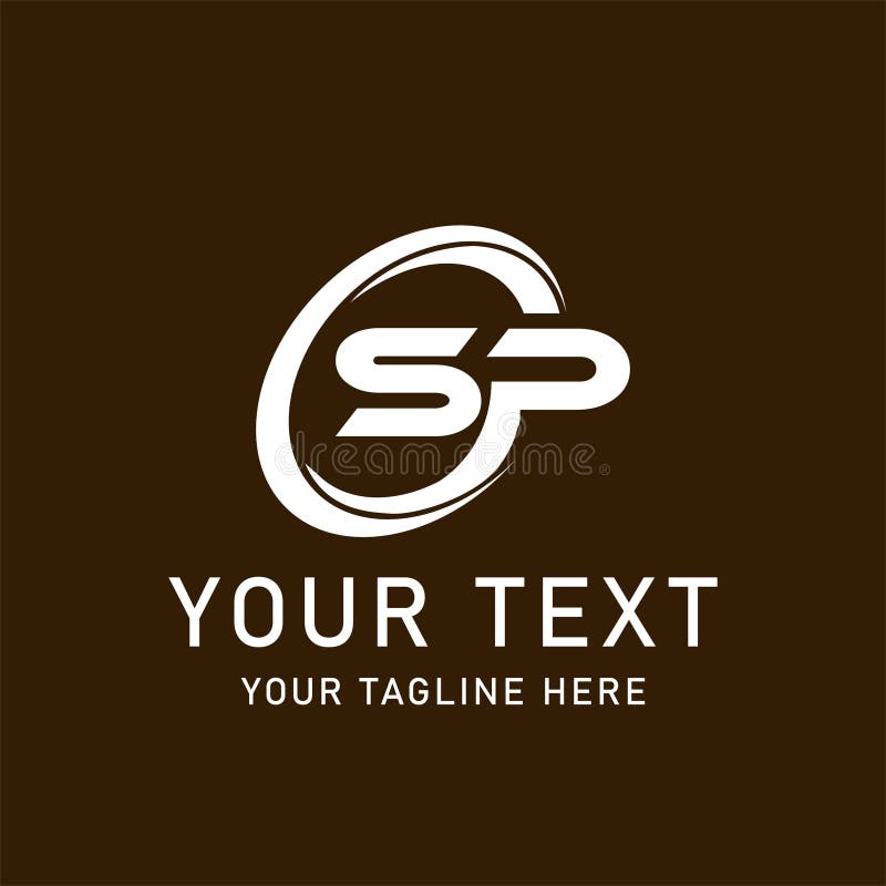Modern "SP" Monogram Logo with Circular Design Stock Vector ...