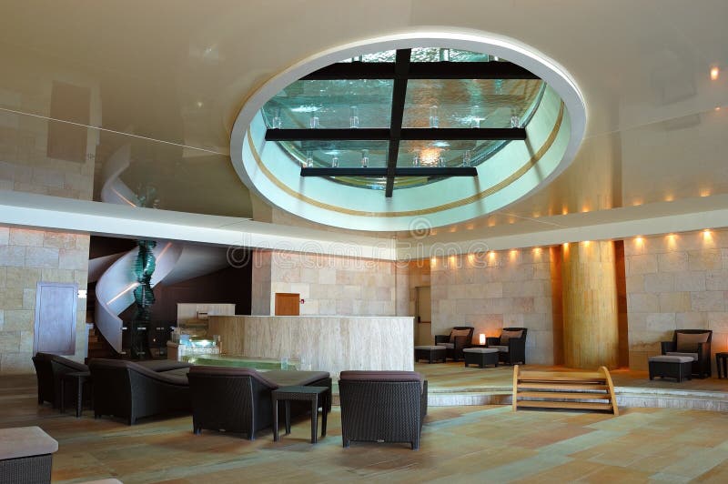 Modern SPA at the Luxury Hotel Stock Image - Image of tourism, health ...