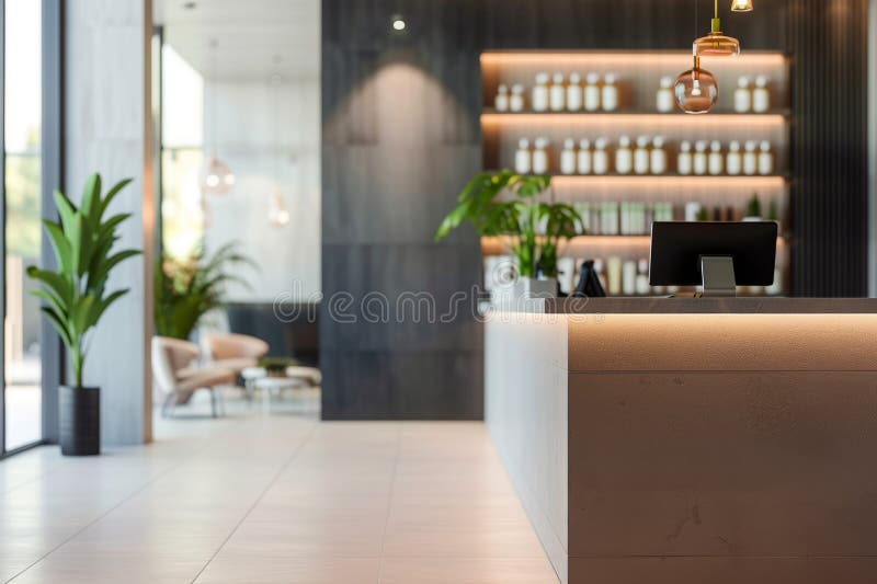 Modern Spa Salon Interior with Relaxing Chairs Stock Photo - Image of ...