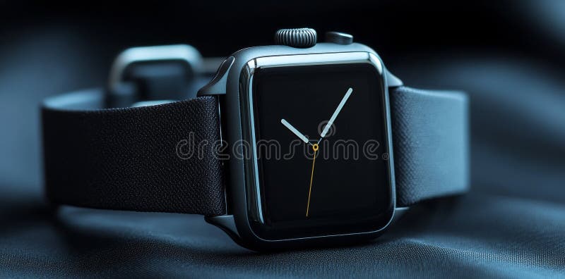 A Modern Space is the Backdrop for a Sleek Smartwatch Resting on a ...