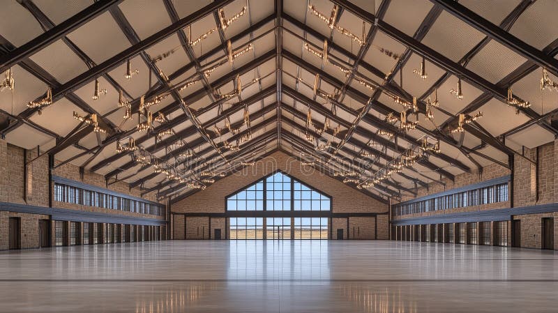 This Modern Space Features Large Windows, Polished Concrete Flooring ...