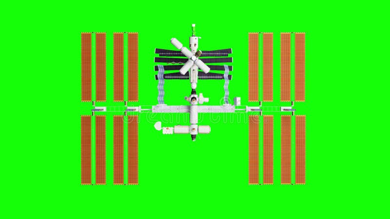 A 3d Model of Large Space Satellite Station, Futuristic Sputnik Model ...