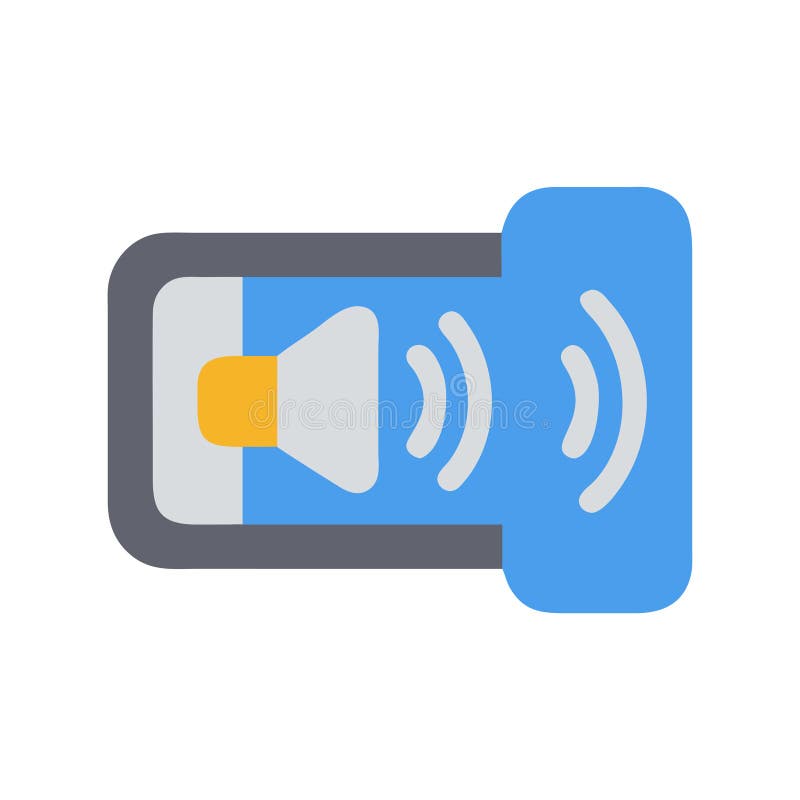 Modern Speakerphone Icon for Digital Communication Stock Vector ...