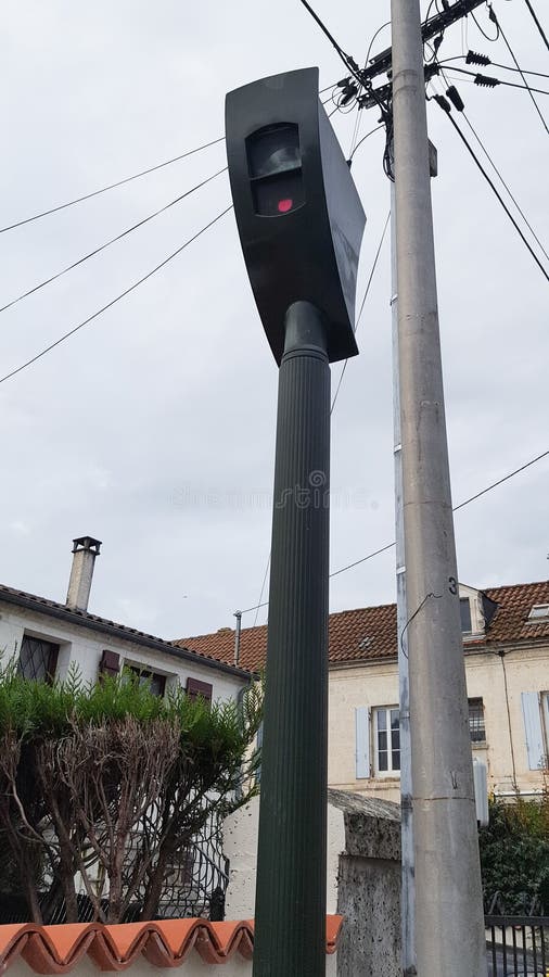 Auto Radar Automatic Speed Camera on the Roadside Control Camera on the ...