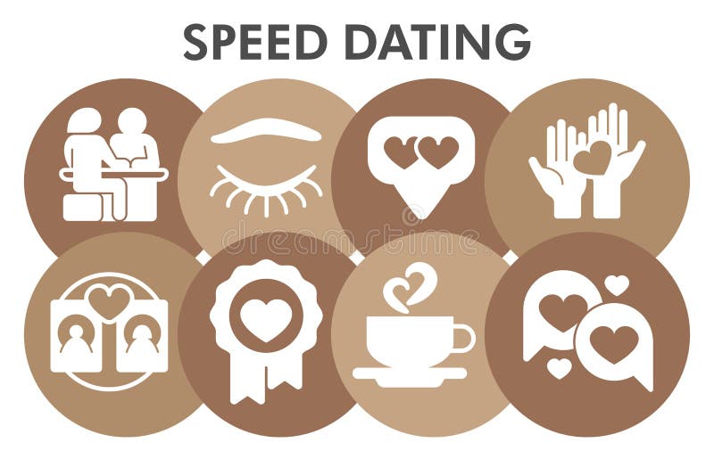Modern Speed Dating Infographic Design Template. Relationship ...
