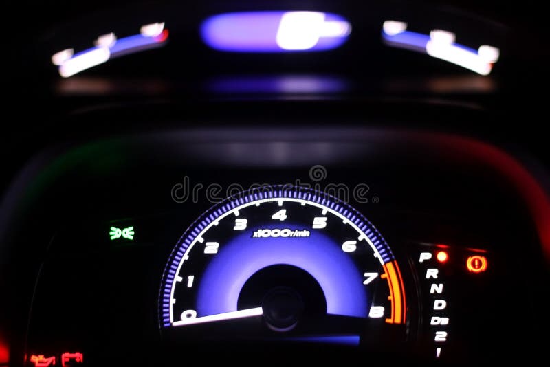 Modern speedometer. stock image. Image of fuel, speedometer - 12778921