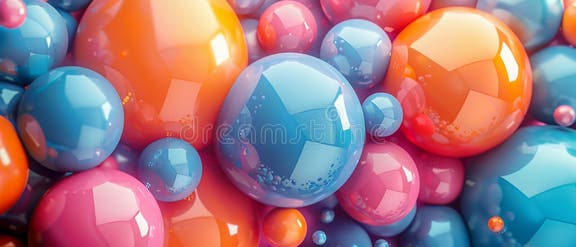 A Modern Sphere-based Background Design. Abstract Geometric Shapes and ...