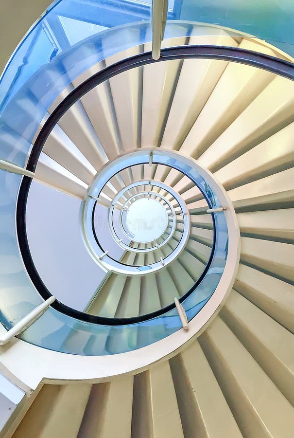 Modern spiral staircase stock photo. Image of home, infinity - 72208488
