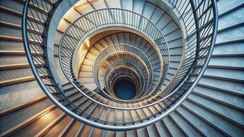 Modern Spiral Staircase a Visual Representation of daily Struggle and ...