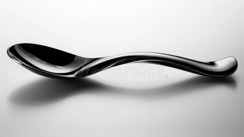 Modern Spoon, Minimalist, Studio Shot, High-quality, Kitchenware Stock ...