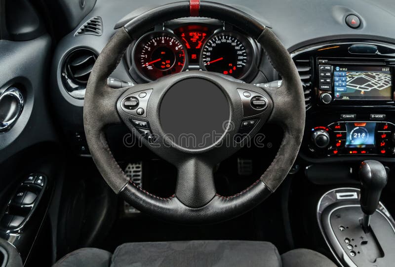 Luxury Sport Car Inside View Stock Photo - Image of leather, design ...