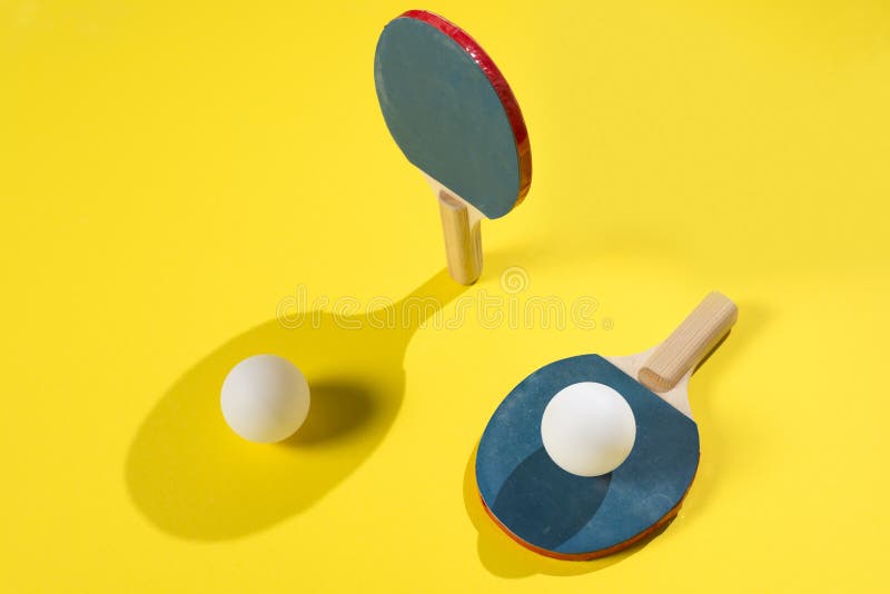 Modern Sport Composition with Ping Pong Elements. High Quality Photo ...
