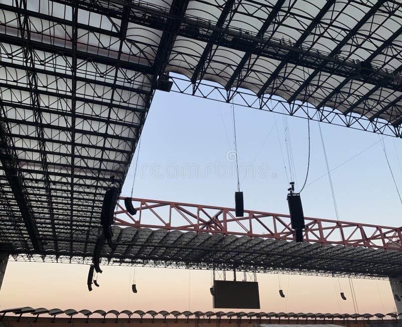 Modern Sport Stadium Structure Stock Image - Image of color, modern ...