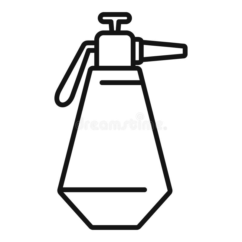 Modern Spray Bottle Icon Outline Vector. Wash Hand Stock Vector ...
