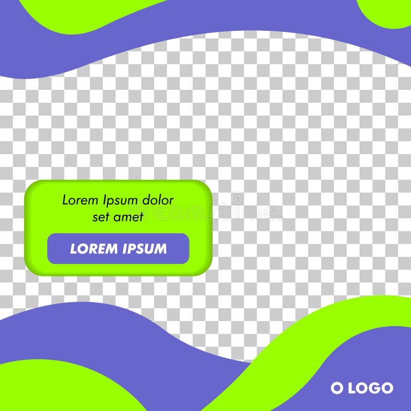 Modern Square Banner Template Vector Stock Illustration - Illustration ...