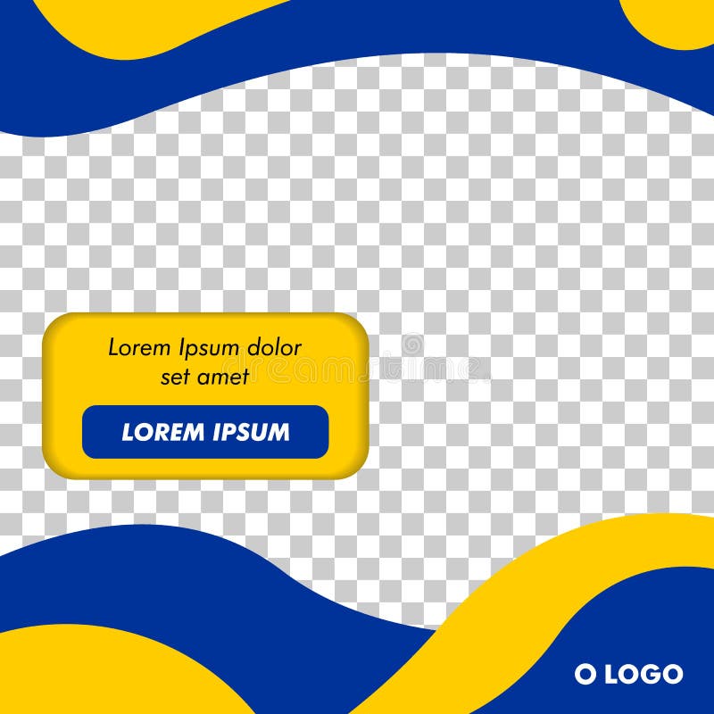 Modern Square Banner Template Vector Stock Illustration - Illustration ...