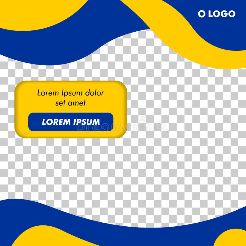 Modern Square Banner Template Vector Stock Illustration - Illustration ...