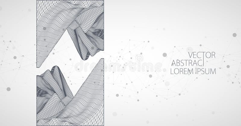 Modern Square Science or Technology Elements. Trendy Abstract ...