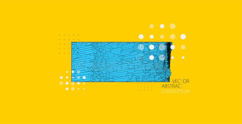 Modern Square Science or Technology Elements. Stock Vector ...