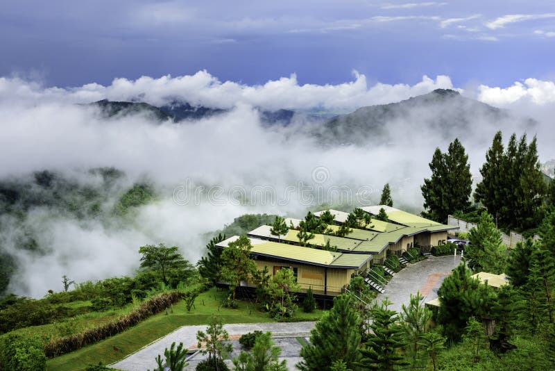 Modern Square Shaped House in Nature Stock Photo - Image of style, wall ...