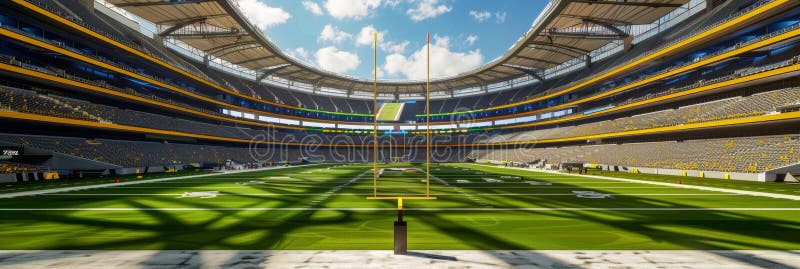 Modern Stadium Interior Sleek Design and Expansive Seating with ...