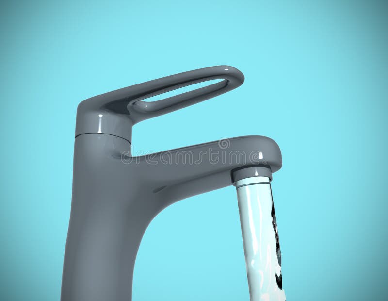 Modern Stainless Steel Tap Picture. Image: 19247293