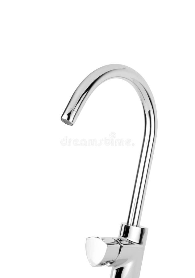Modern stainless steel tap stock photo. Image of current - 75840546