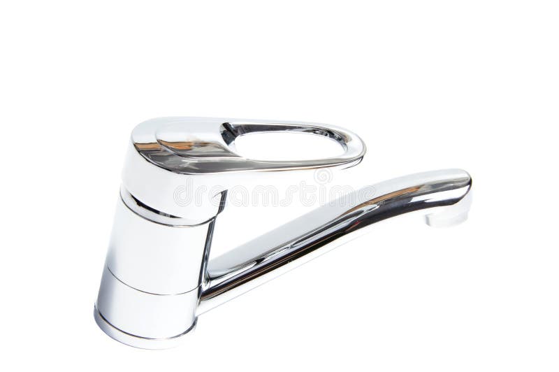 Modern stainless steel tap stock photo. Image of pure - 84954894