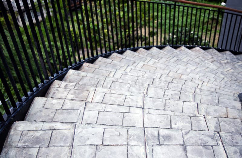 Modern Stair Step Building Loft Style High from Top View Stock Photo ...