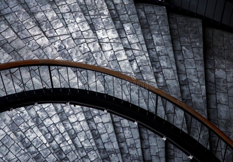 Modern Stair Step Building Loft Style High from Top View Stock Image ...