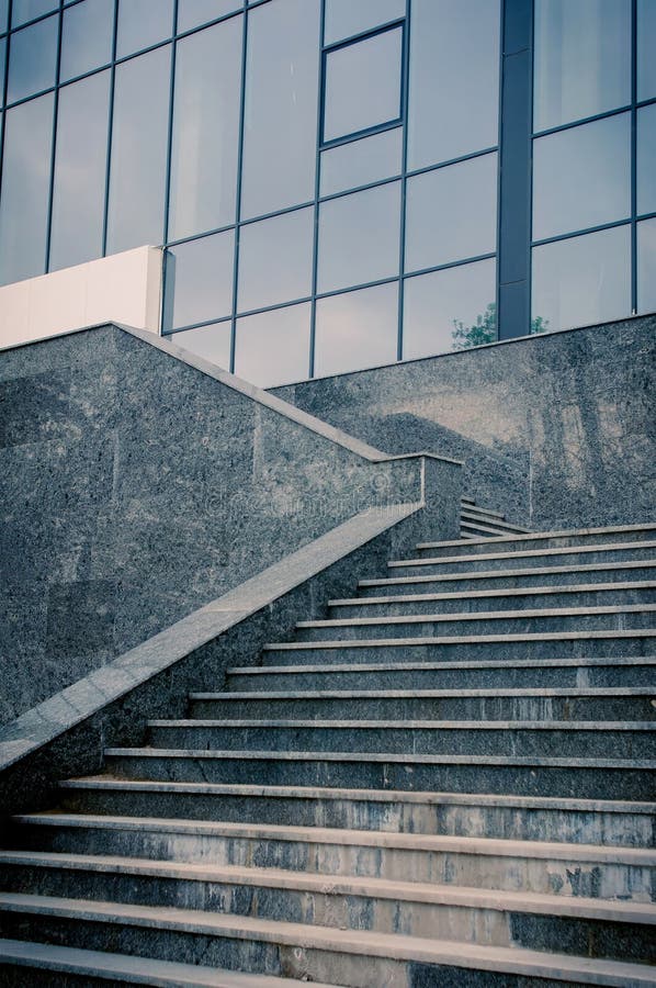 Modern Stairs, Steps, High Tech Building Stock Photo - Image of ...