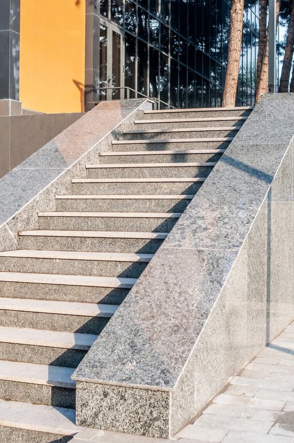 Modern Stairs, Steps, High Tech Building. Stock Photo - Image of ...