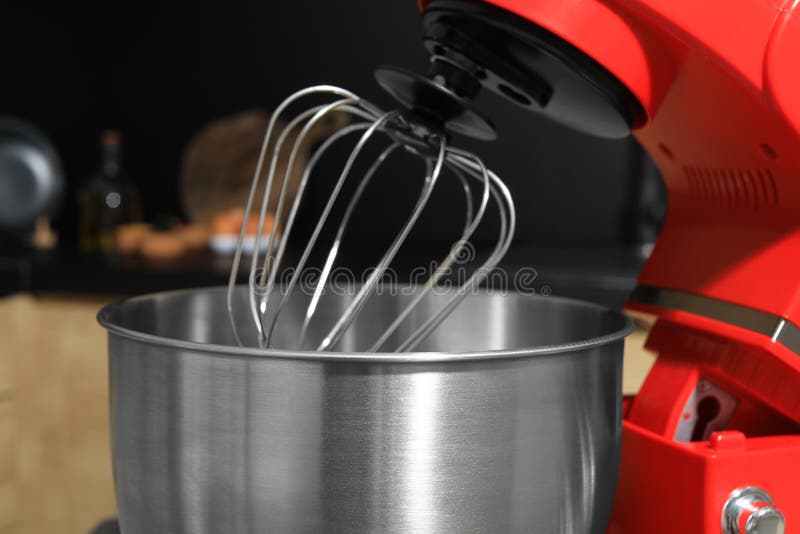 Modern Stand Mixer in Kitchen, Closeup. Home Appliance Stock Photo ...