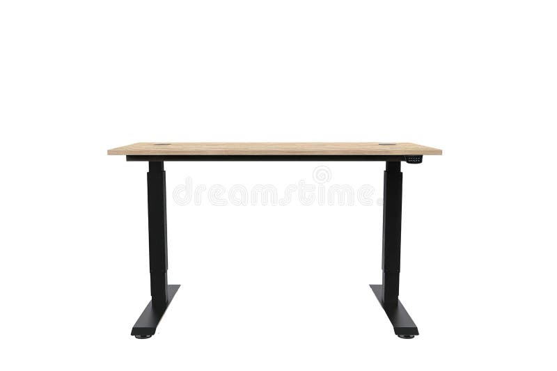 Modern Standing Desk Isolated on Transparent Background, Welbeing at ...