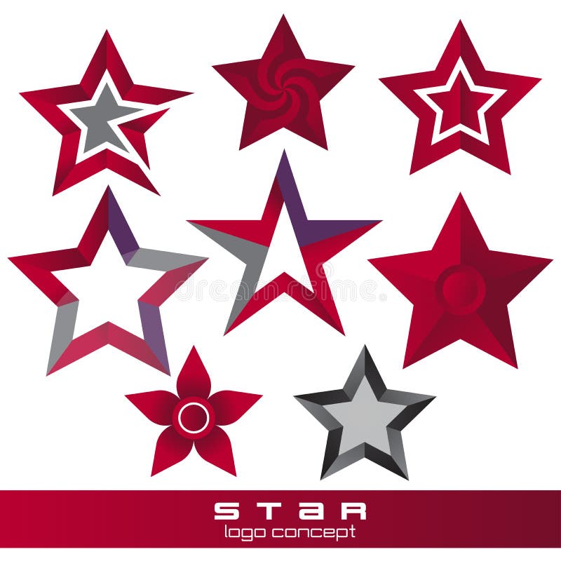 Modern star logo concepts stock vector. Illustration of concept - 92717430