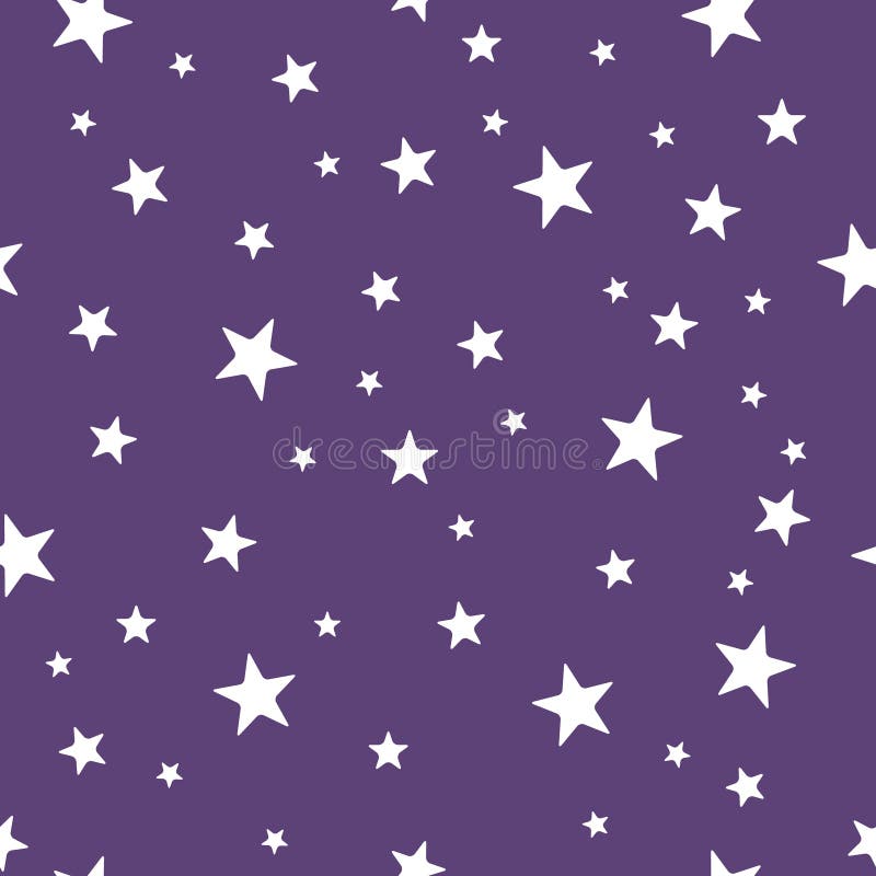 Modern Star Seamless Color Pattern. Vector Design Illustration Stock ...