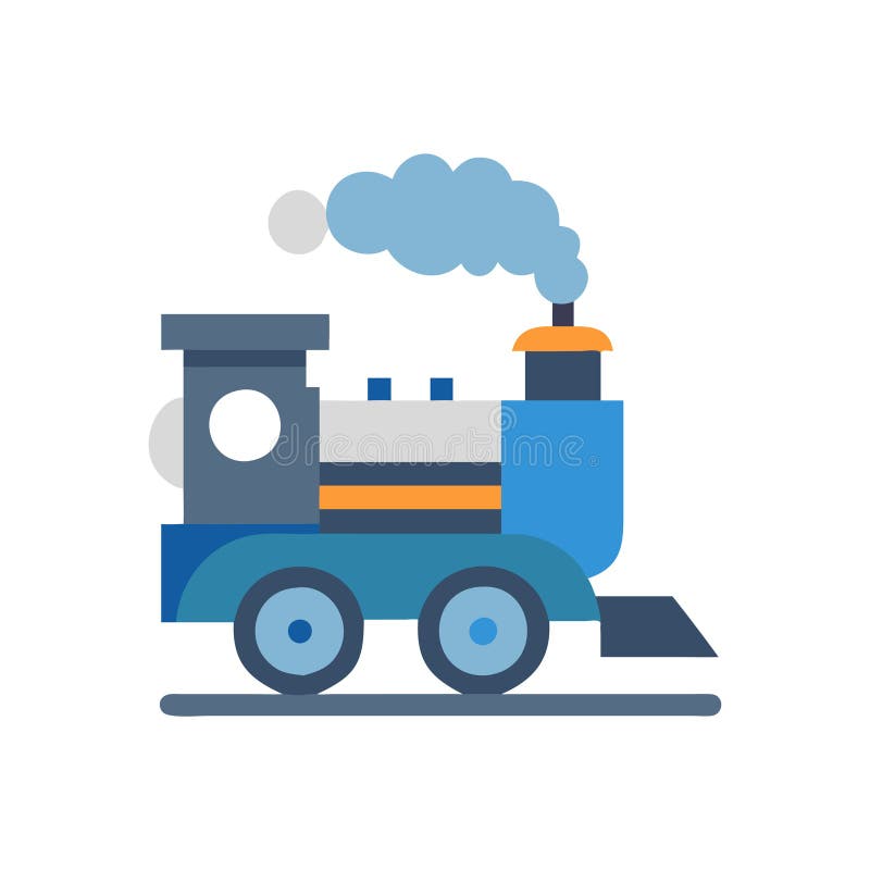 Modern Steam Engine Icon stock illustration. Illustration of modern ...