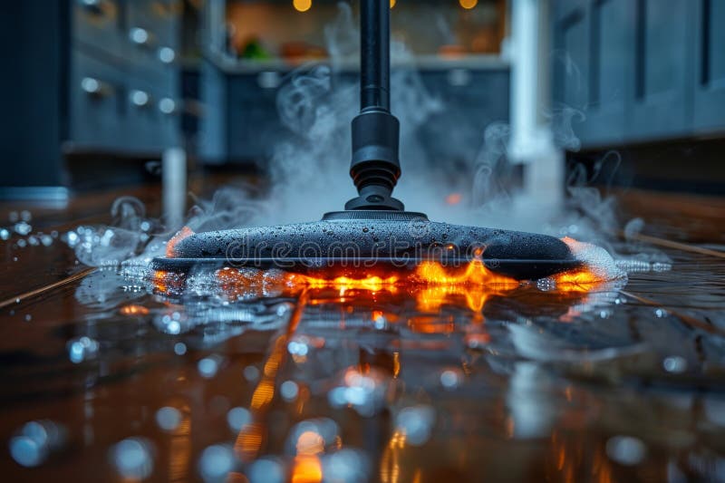 Modern Steam Mop an Efficient Tool for Deep Cleaning Wooden Floors with ...